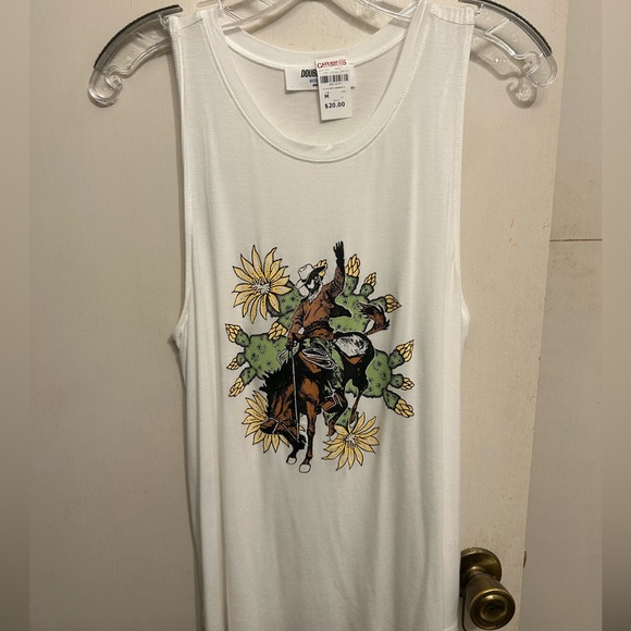 Double Zero | Tops | Nwt Double Zero Brand Western Tank | Poshmark